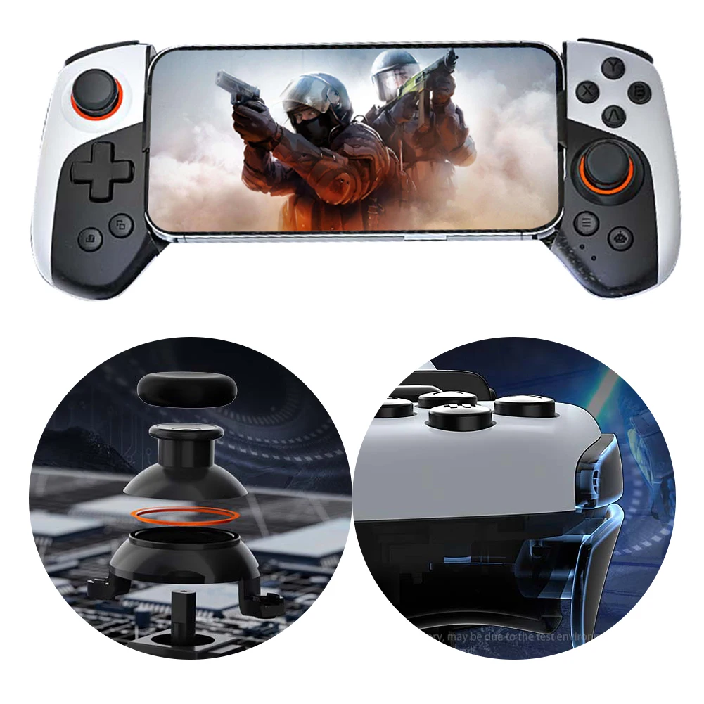 Wireless-Gamepad-Controller-Bluetooth-Compatible5-3-Macro-Function-Telescopic-Game-Controller ...