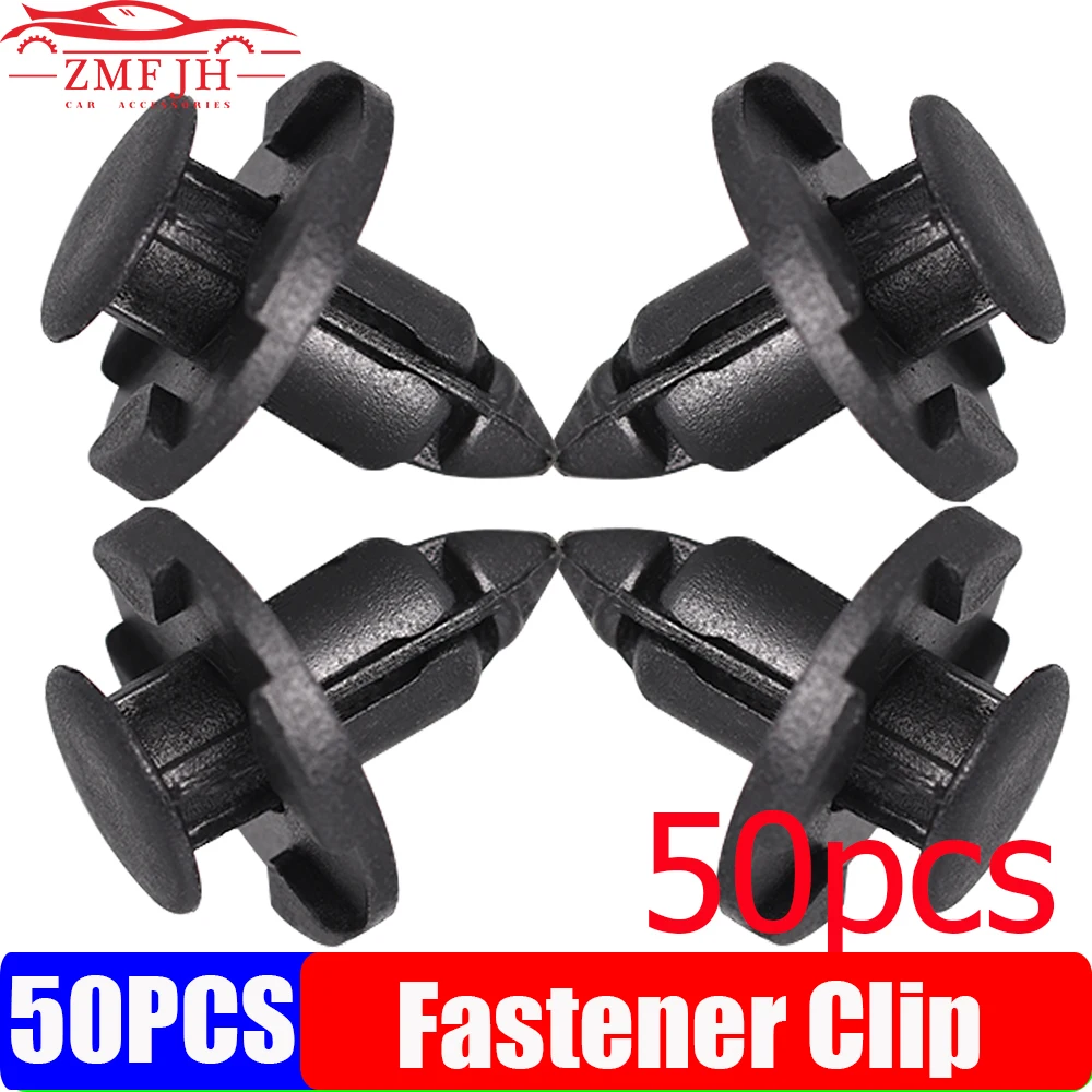 50Pcs-Set-Auto-Bumper-Fender-Push-8mm-Rivet-Retainer-Plastic-Car ...