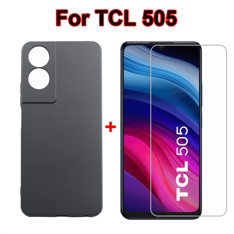 Anti-knock-Sot-Black-TPU-Phone-Case-For-TCL-505-Case-Bumper-Silicone ...