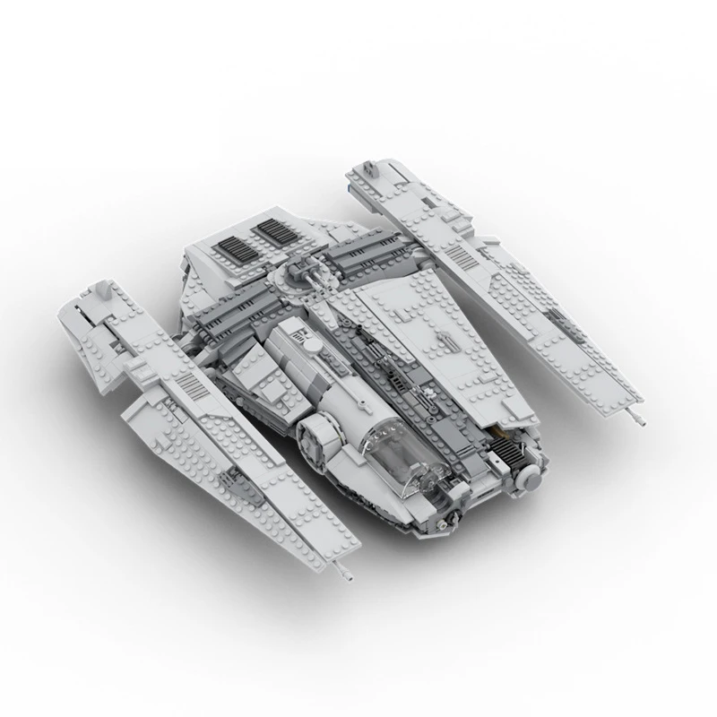 MOC-132456-Space-Fondor-Haulcraft-Spaceship-Building-Blocks-Set-Battle ...