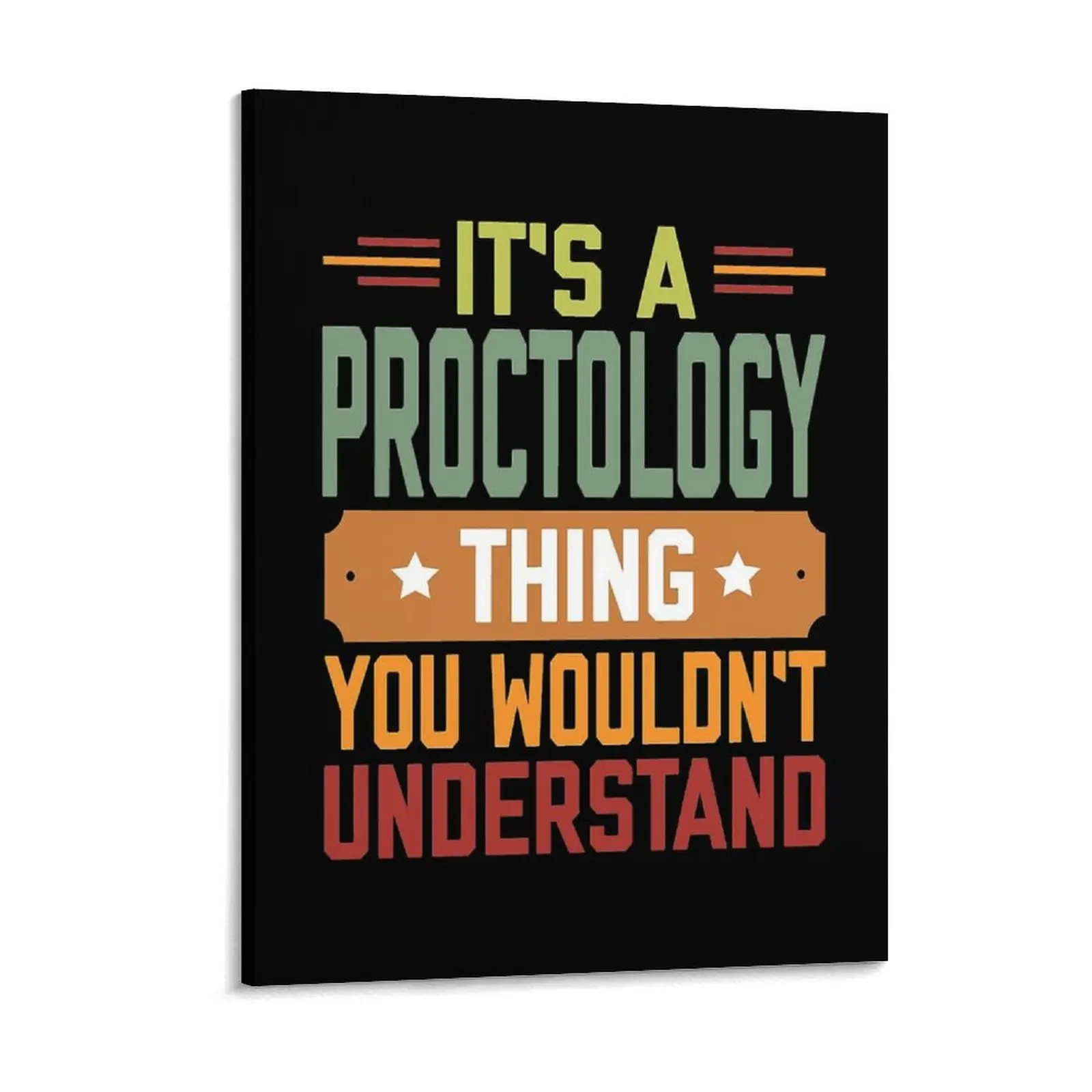 Proctology Funny Proctologist Canvas Painting Garage Garage Wall Plaque ...