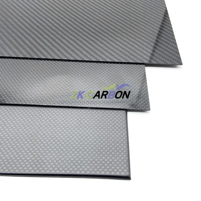 400x500mm Thk0.5/1/1.5/2/2.5/3-6mm 3K Carbon Fiber Sheet Plate CFRP ...
