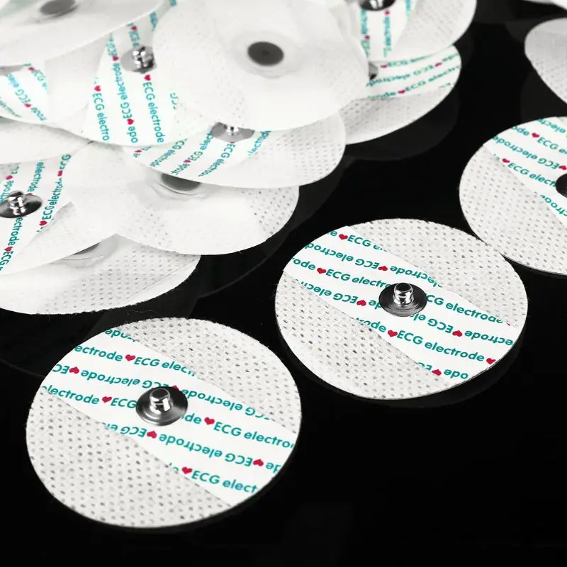 Electrode Pads For Ecg Ekg Heart Monitor 10 Pcs