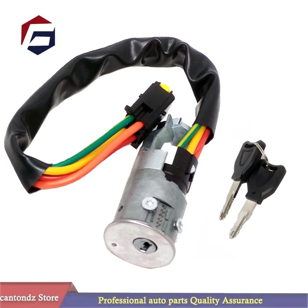 Ignition Starter Lock Switch Barrel+2 Keys for Renault Clio1998 2005 ...