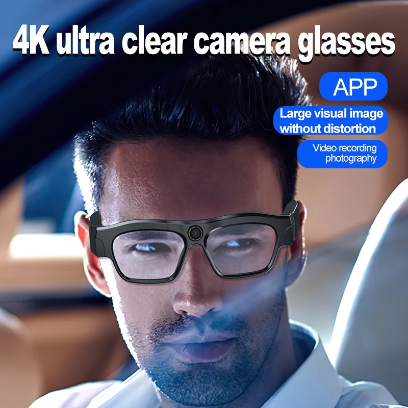 Intelligent-4K-Glasses-Integrated-Black-Technology-Shooting-and ...