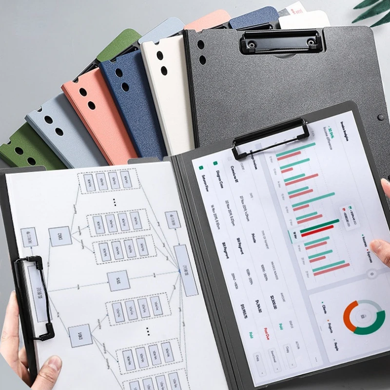 A4-A3-File-Folder-Clipboard-Writing-Pad-Memo-Clip-Board-Double-Clips ...