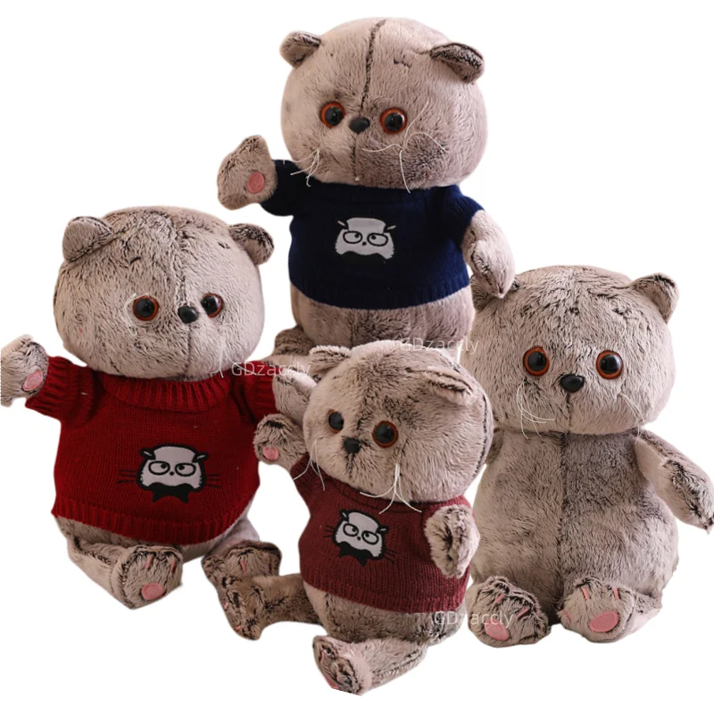 25-35CM-Basik-Blue-Cat-Russia-Blue-Cat-Plush-Toys-Stuffed-Soft-Kitten ...