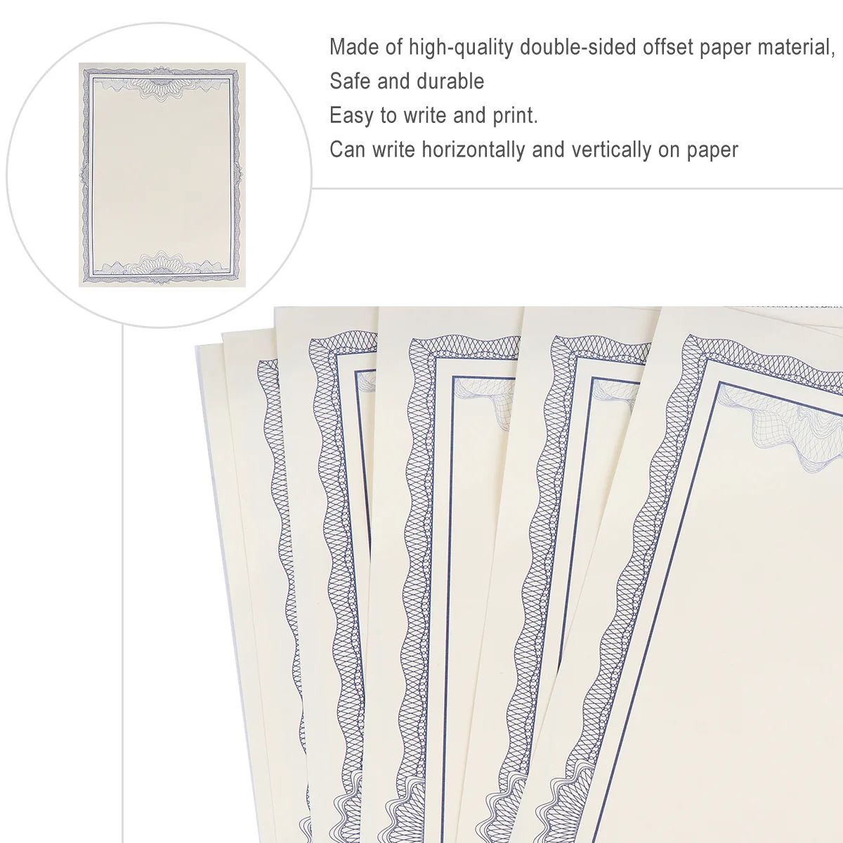 Graduation Border Blue