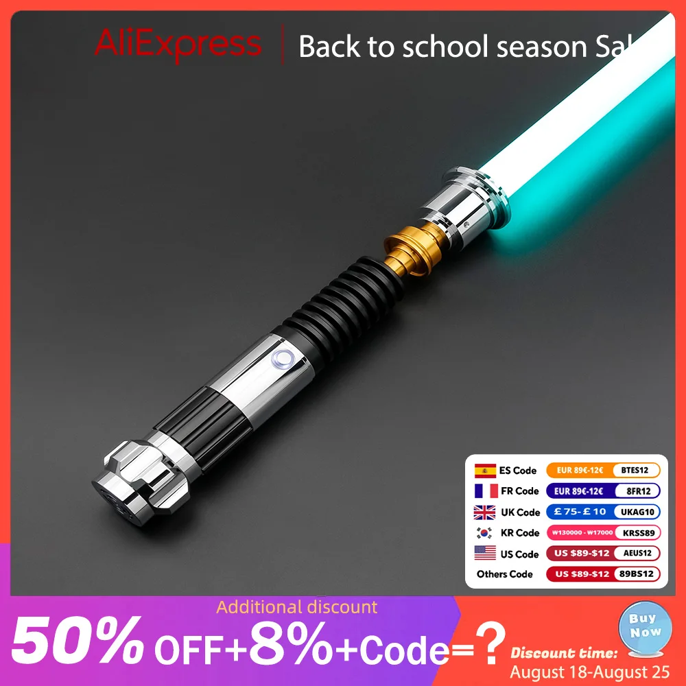 TXQSABER-Obi-wan-SE-Lightsaber-Neo-Pixel-SNV4-Smooth-Swing-Laser-Sword ...
