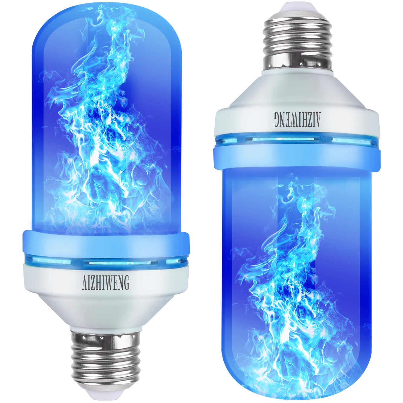 AIZHIWENG-Blue-Flame-Light-Bulb-E27-E26-Flickering-Energy-Efficient ...