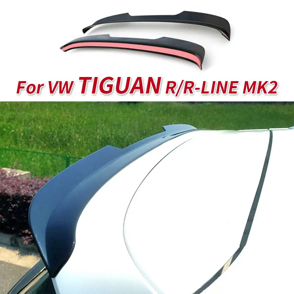 For-VW-Tiguan-R-line-Mk2-Rear-Spoiler-ABS-Extension-CAP-Tail-Wing-Gloss ...