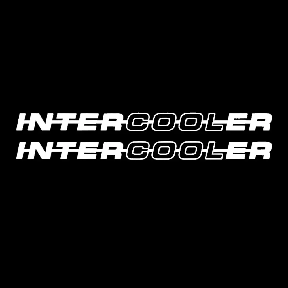 Intercooler Window Decals stickers for Scania