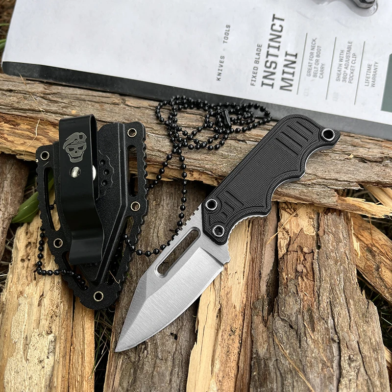 Mini-Fixed-Blade-Knife-Outdoor-pocket-knife-Tactical-Knife-Self-defense ...