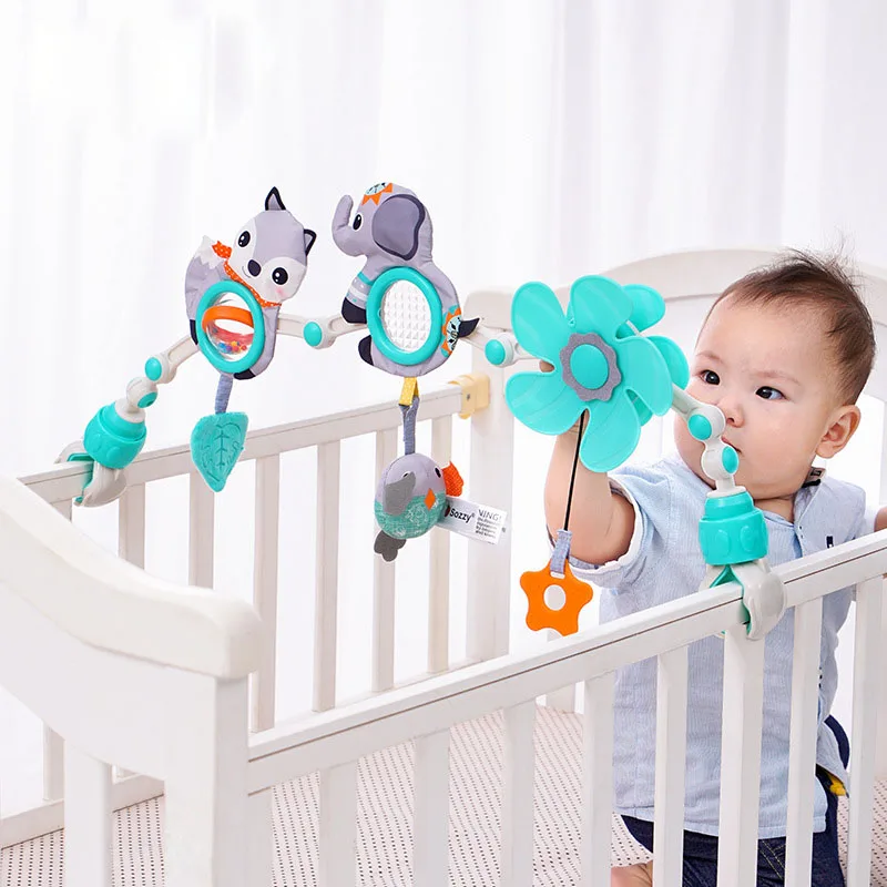 Baby Stroller Toy For Bed Mobile Infant Crib Rattles Newborn Baby Bed ...