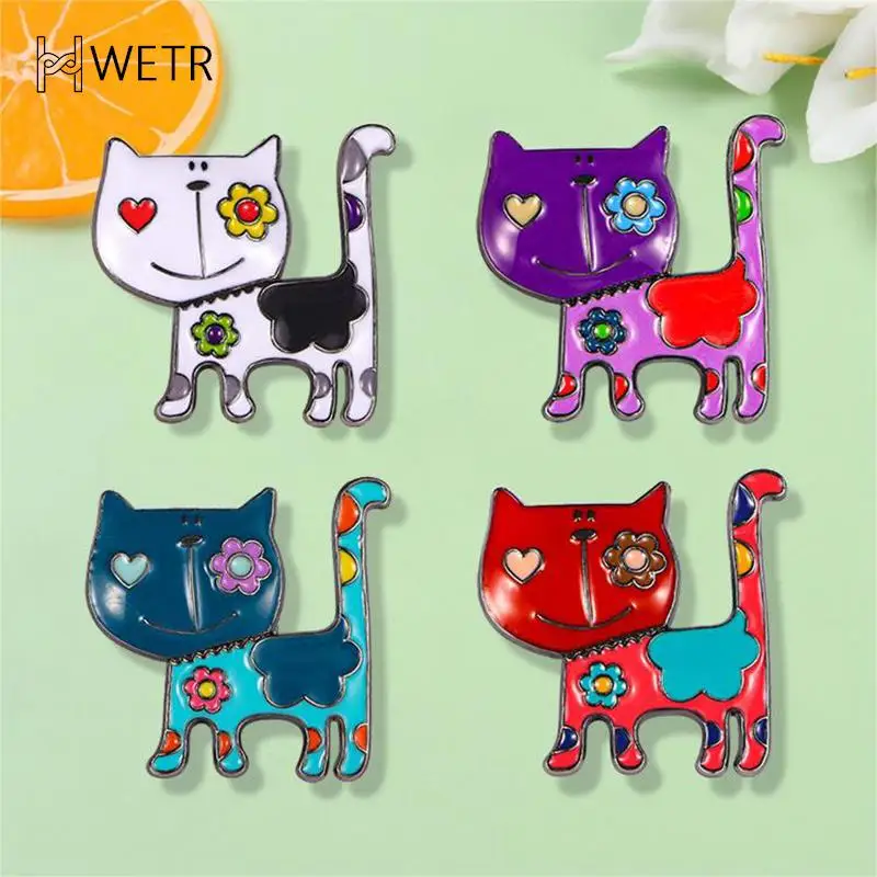 New-Charming-Cartoon-Cat-Pin-Brooch-Cute-Things-Women-Unisex-Lovely ...