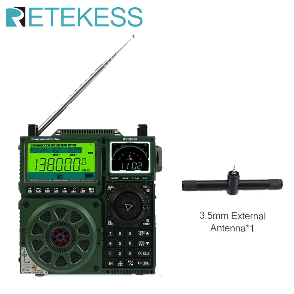 Retekess TR113 Flagship Fever Receiver Full Band Ham Radio Portable ...