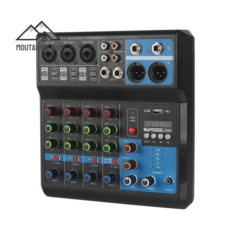 Small-5-Way-Mixer-Live-Recording-DJ-Mobile-Phone-Computer-Sound-Card ...