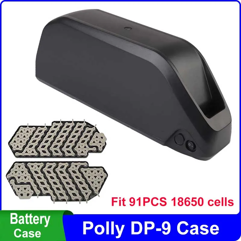 POLLY DP-9 Battery Case 36V 48V 52V Empty Box Fit 91PCS 18650 Cells ...