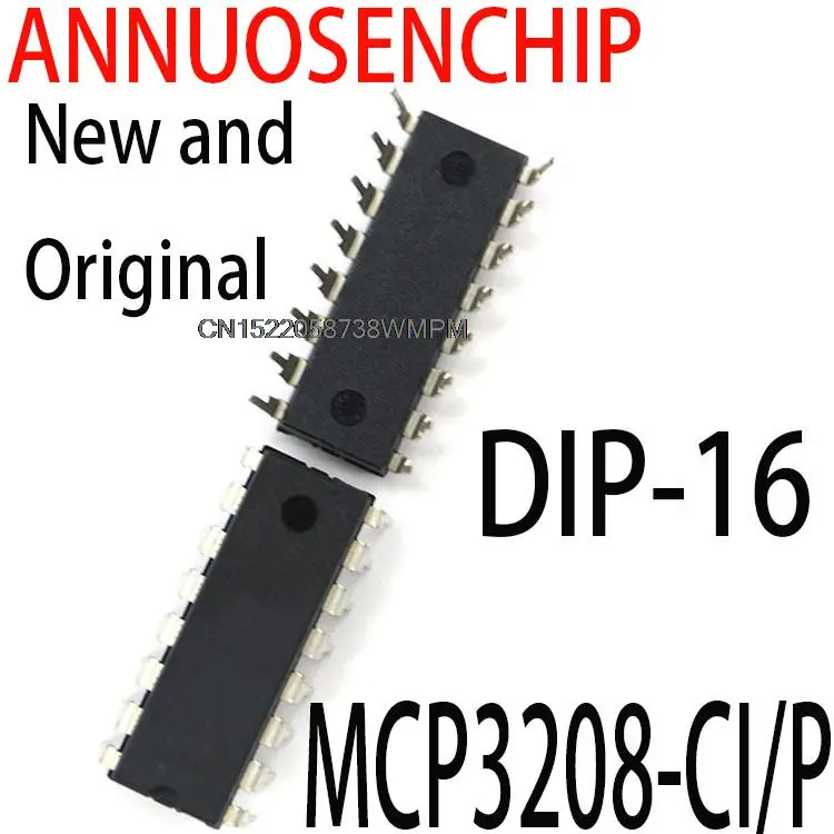 1pcs New And Original Mcp3208-ci / P Dip16 Mcp3208 Mcp3208-ci/p - Integrated Circuits - AliExpress