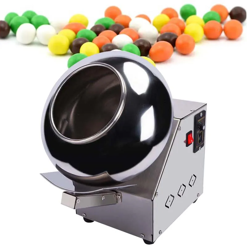 Stainless-Steel-Sugar-Coating-Machine-For-Chocolate-Nut-Candy-Tablets ...