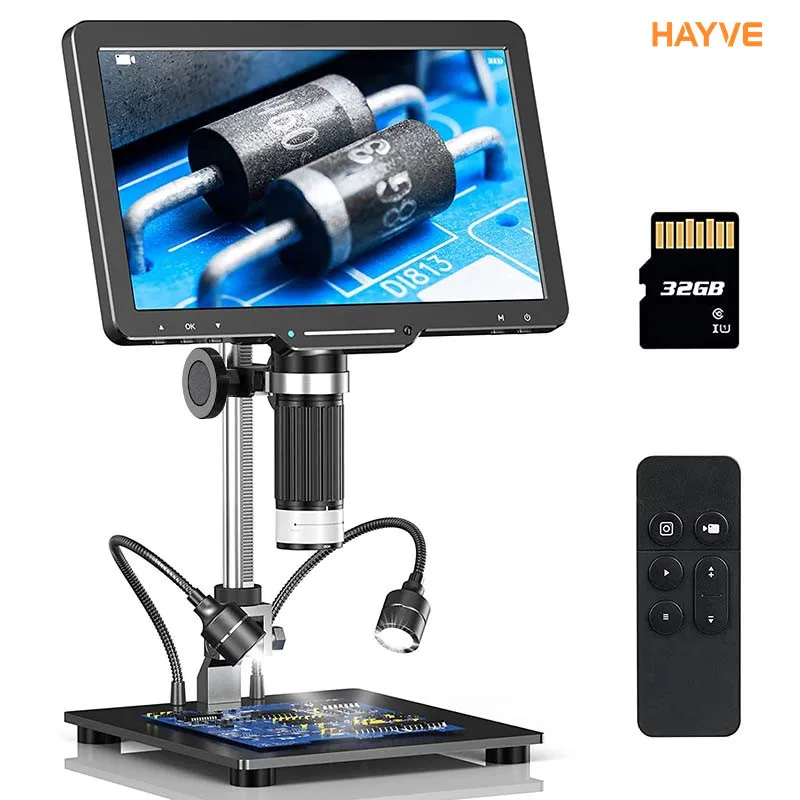 Hayve-10-HDMI-Digital-Microscope-1300X-Coin-Microscope-for-Adult-with ...