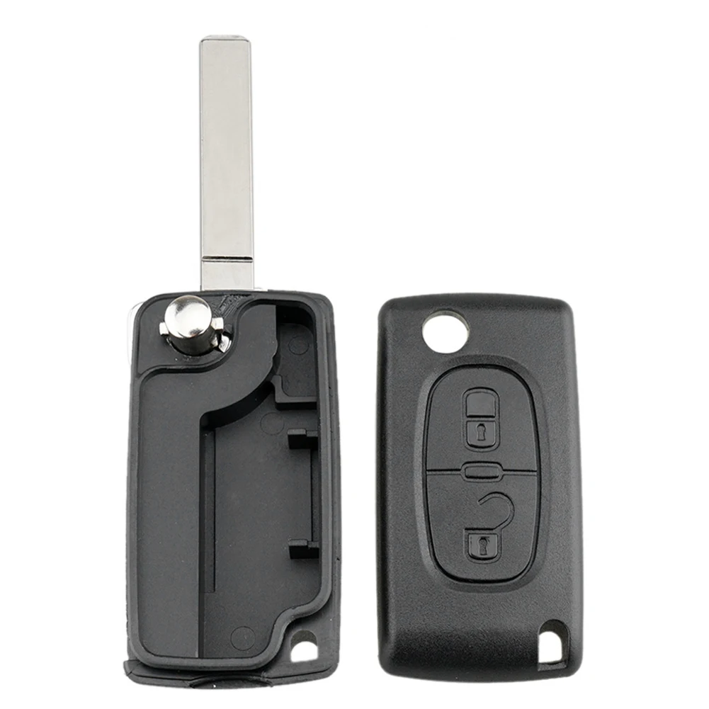 Remote-Car-Key-Fob-Case-Replacement-Flip-Folding-Remote-Car-Key-Shell ...