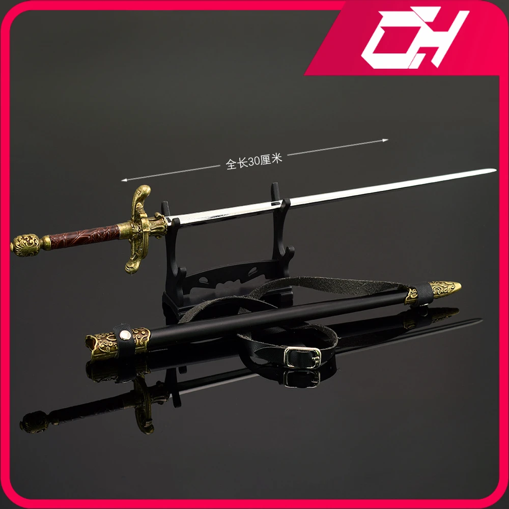 Espada-de-arma-de-caballero-Medieval-espada-de-Metal-perif-rica-de-TV ...