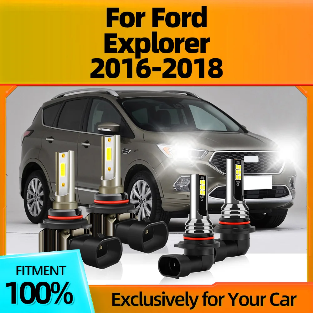 2-4Pcs-Super-Bright-LED-Car-Headlight-Turbo-Lamps-Fog-Lights-60W-12V ...