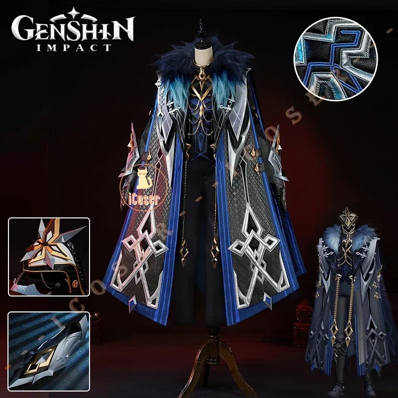Genshin-Impact-El-Capit-n-Disfraz-de-Cosplay-Il-Capitano-Capa-Uniforme ...