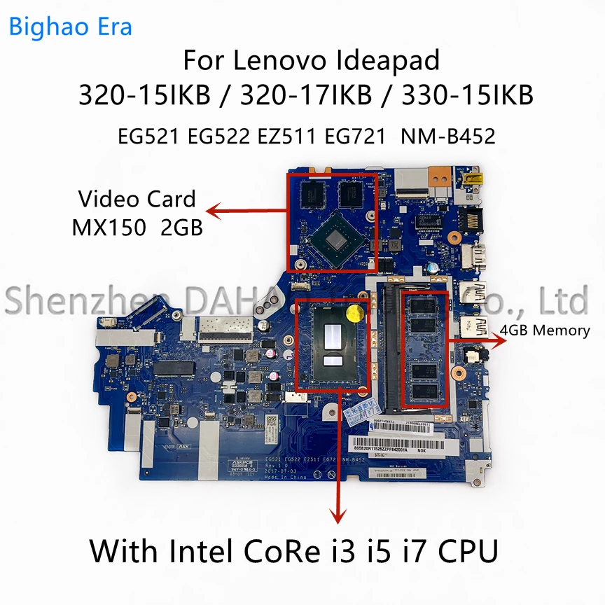 For Lenovo Ideapad 320 15IKB 330 15IKB 320 15IKB 520 15IKB Laptop ...