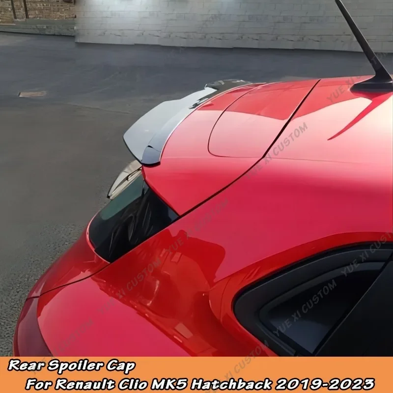For-Renault-Clio-MK5-2019-2024-TCE-SCE-Rear-Roof-Spoiler-Cap-Rear-Roof ...
