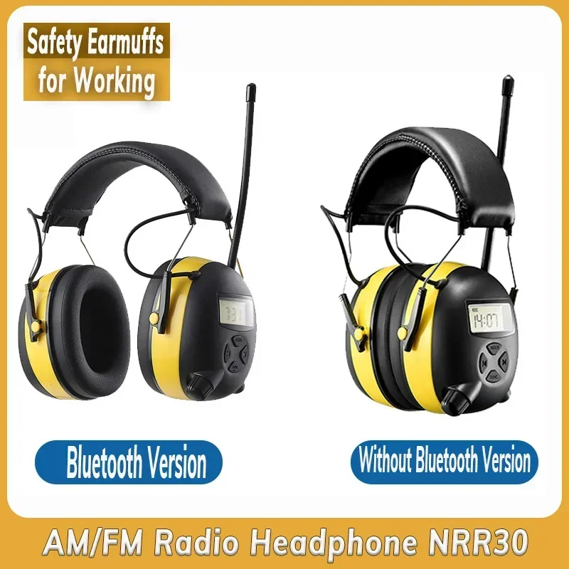 Am/Fm Radio Hearing Protector Noise Reduction Safety EarMuff 30db Noise ...