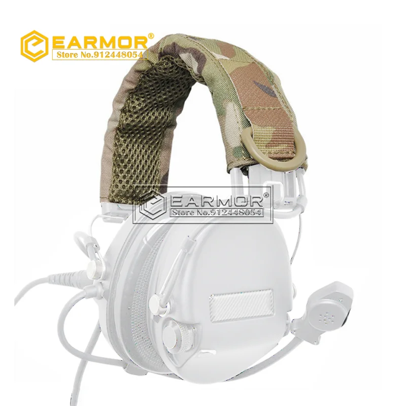 ORIGINAL EARMOR Headphone Headband Cover M61 Outdoor Multicam Military ...