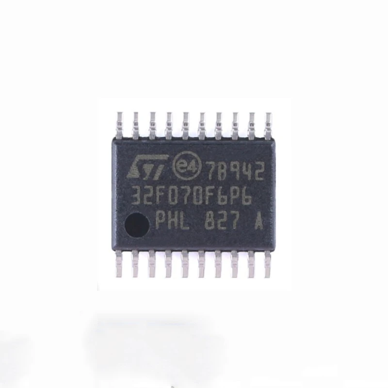 5 100pcs STM32F070F6P6 STM32F070 TSSOP20 ARM MCU Value Line STM32 Family STM32F0 Series ...