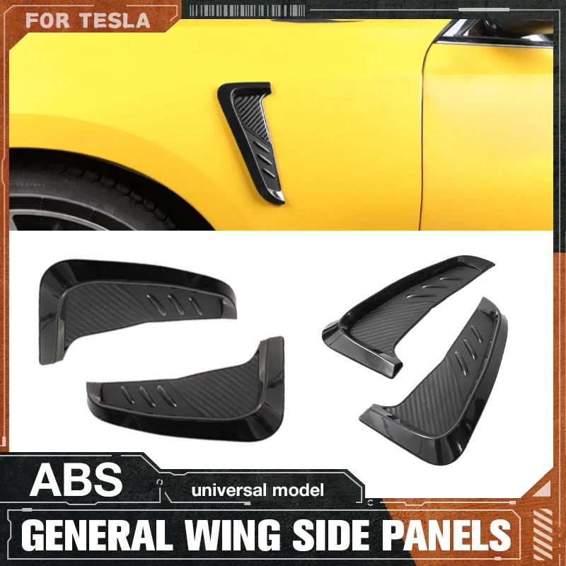 Sports-Style-Exterior-Universal-1-Pair-Car-Tuning-2Pcs-Car-Modification-Side-Wing-Leaf-Panel ...