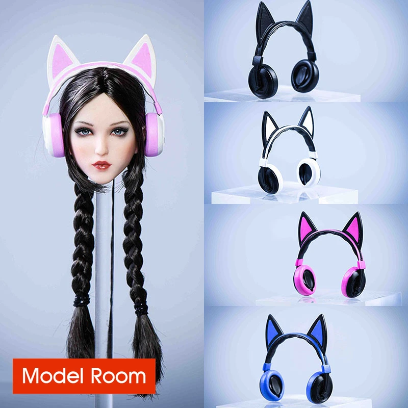 VSTOYS-21XG74-1-6-Scale-Cat-Ear-Headphones-Soldier-Scene-Accessories ...