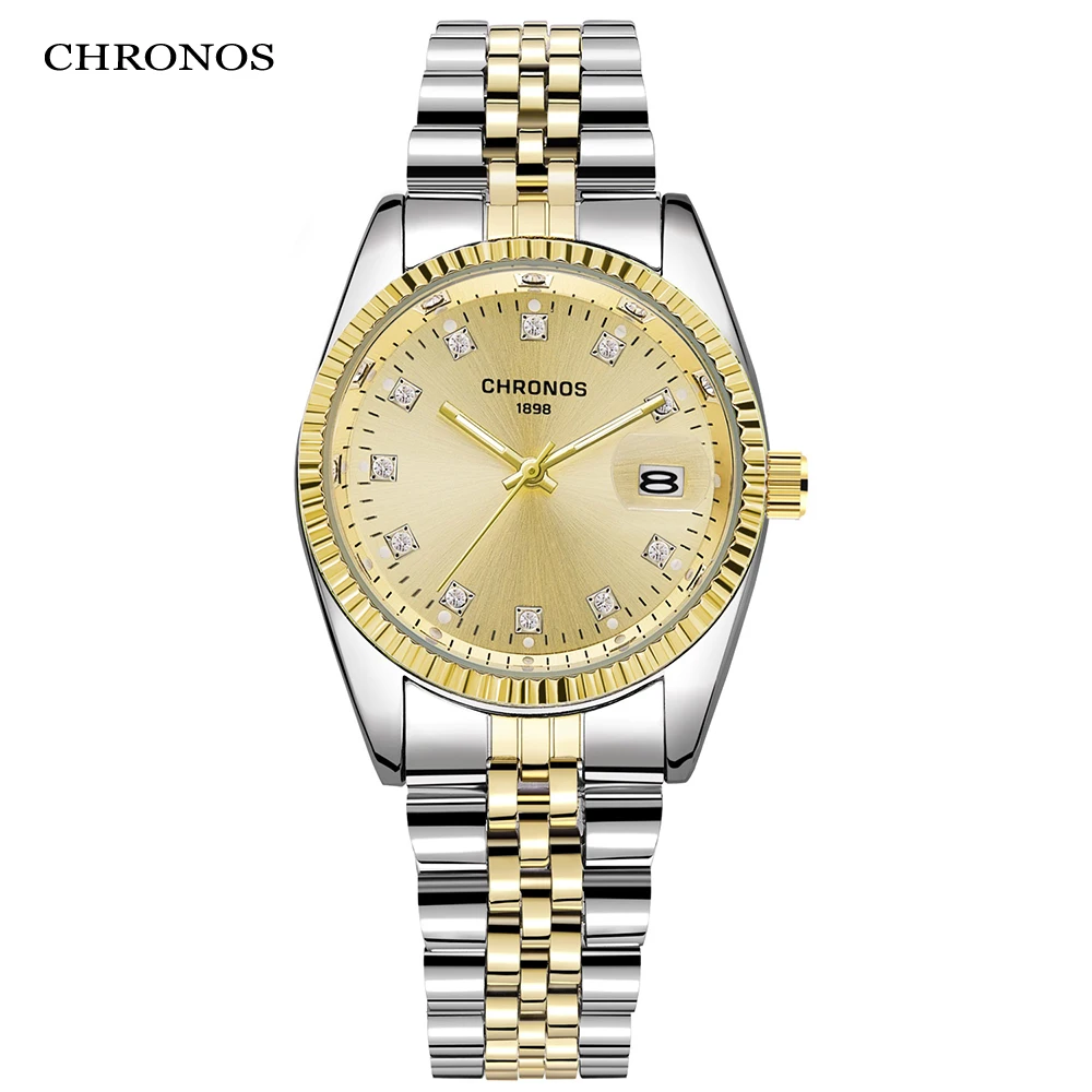 CHRONOS-Men-Luxury-Rhinestone-Watch-Gold-Waterproof-Stainless-Steel ...