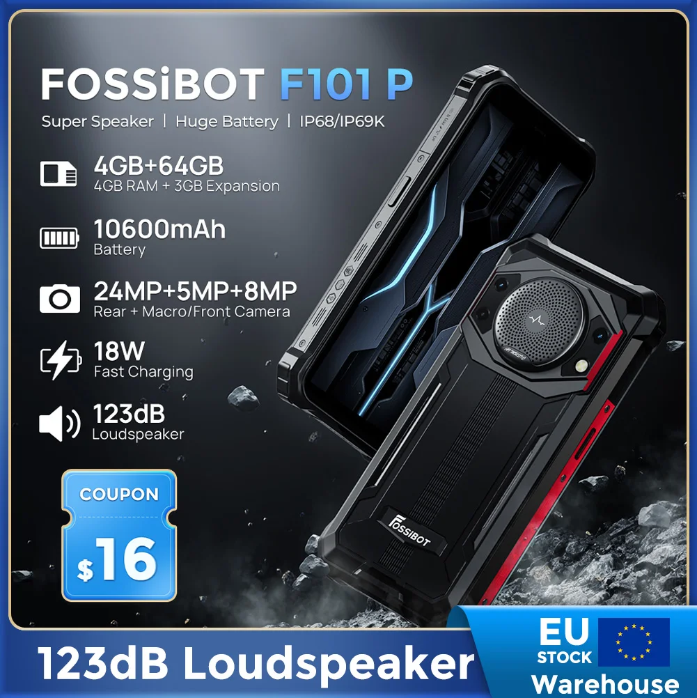 FOSSiBOT-F101P-10600mAh-Battery-4GB-RAM-64GB-ROM-24MP-Large-Speaker-5 ...