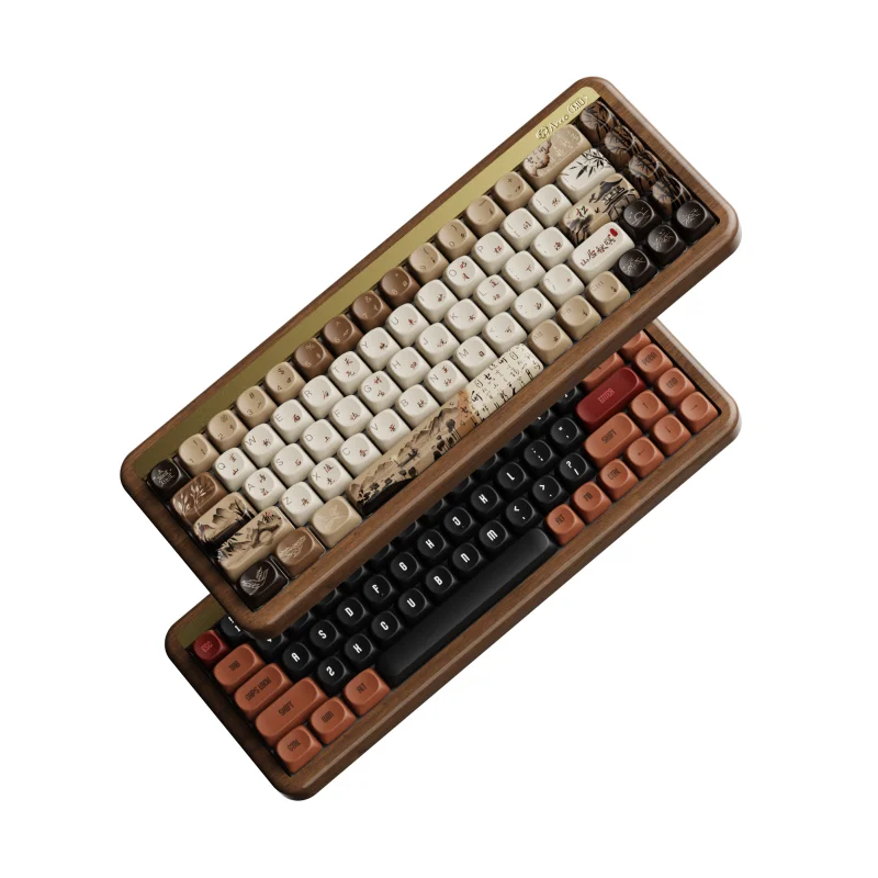 Akko-MU01-Mountain-Seclusion-Wooden-Mechanical-Keyboard-RGB-Hot ...