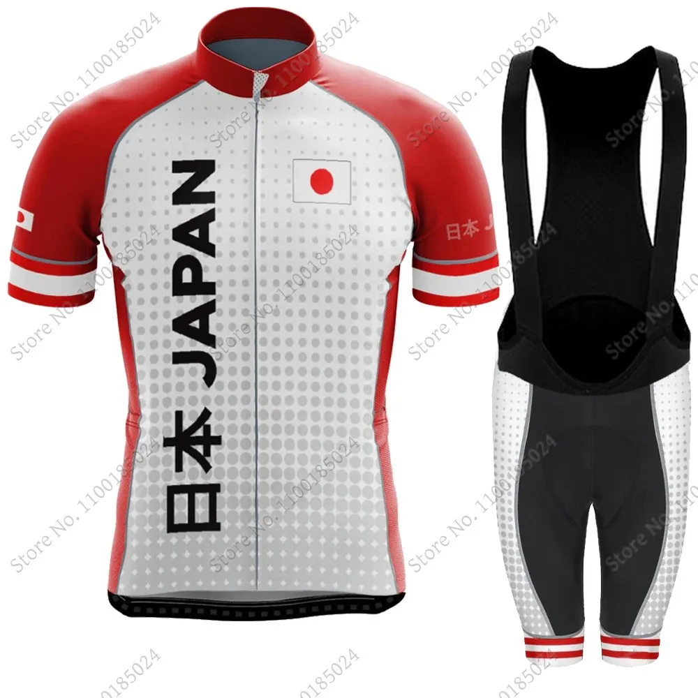 Terno-Jap-o-Equipe-2023-Mens-Ciclismo-Jersey-Set-Ver-o-Bicicleta-Roupas ...