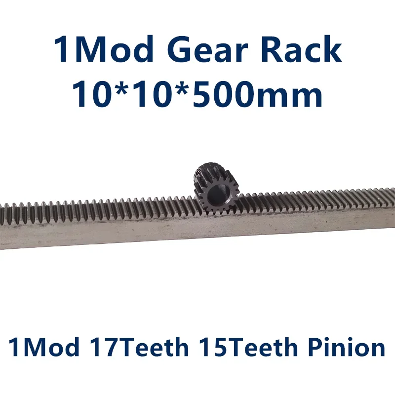 1unit-1Mod-1-Modulus-Gear-Rack-45-steel-10-10-500mm-1unit-1Mod-17teeth ...