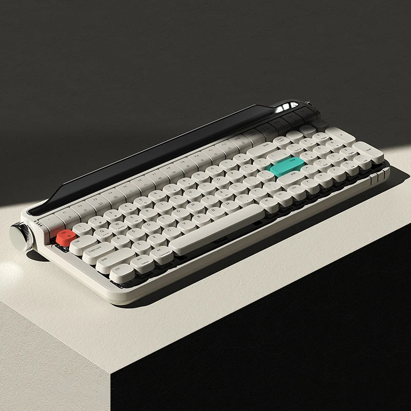 ACTTO Retro mechanical keyboard Blue/Red switch Keyclick GATERON/OUTEMU ...