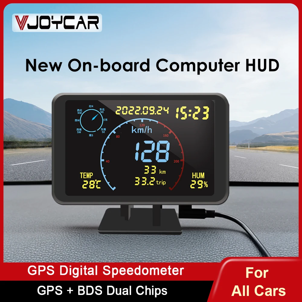 Newest-4-7-Large-Screen-GPS-HUD-Digital-Speedometer-On-board-Computer ...