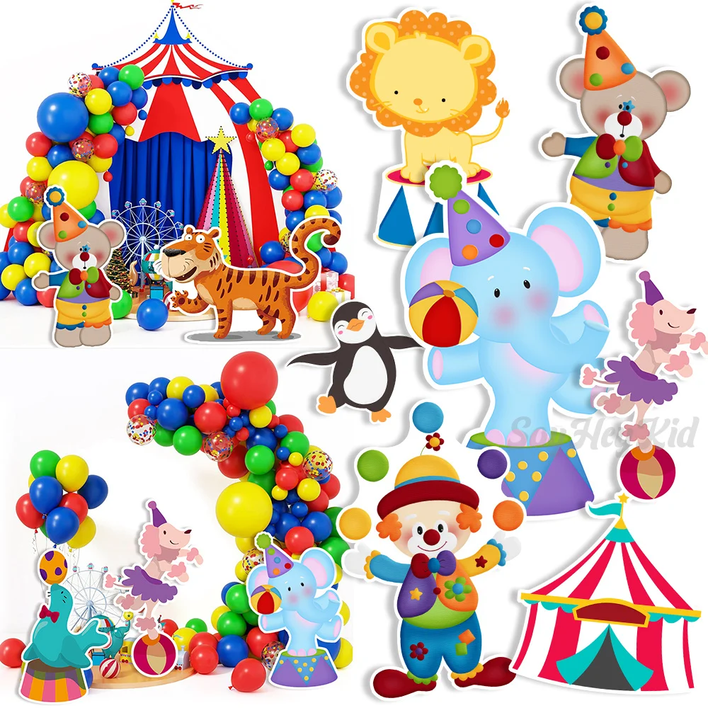 18-36Inch-Circus-Carnival-Cardboard-Cutout-Party-Decorations-Clowns ...