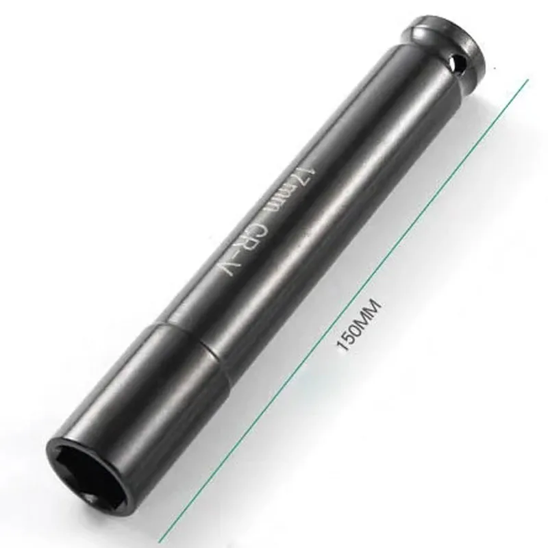 150mm Long Deep Impact 6 Point Wrench Socket Head 1/2" Drive Adapter ...