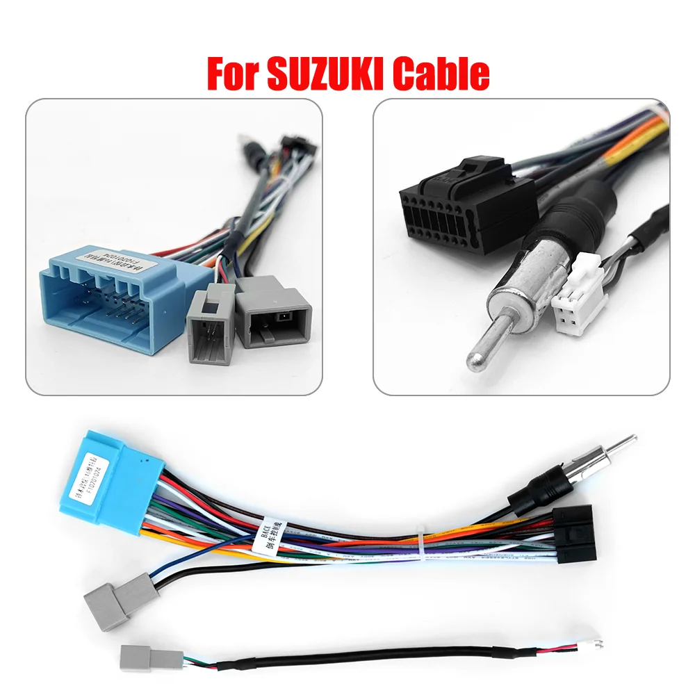 Câble,Câble universel pour autoradio Android, 2 Din, connecteur d ...