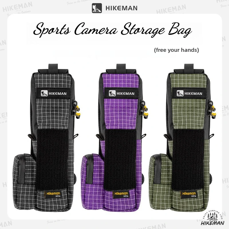 Hikeman Sports Camera Storage Bag Tools Outdoor Hiking Camping Handheld ...