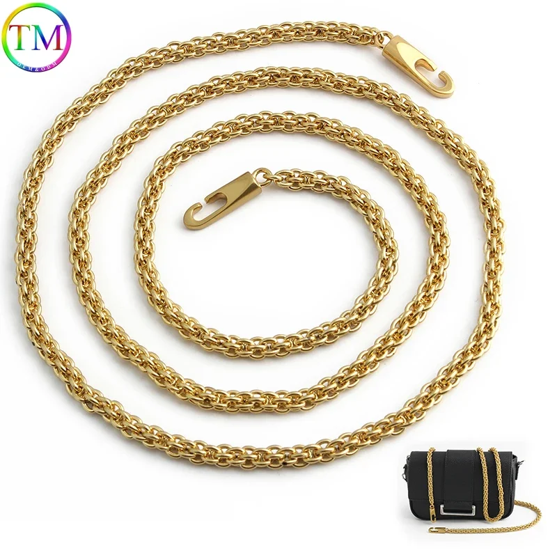 100-110-120-130Cm-8mm-Satin-Gold-Metal-Bag-Chains-Diy-Chain-For-Women ...