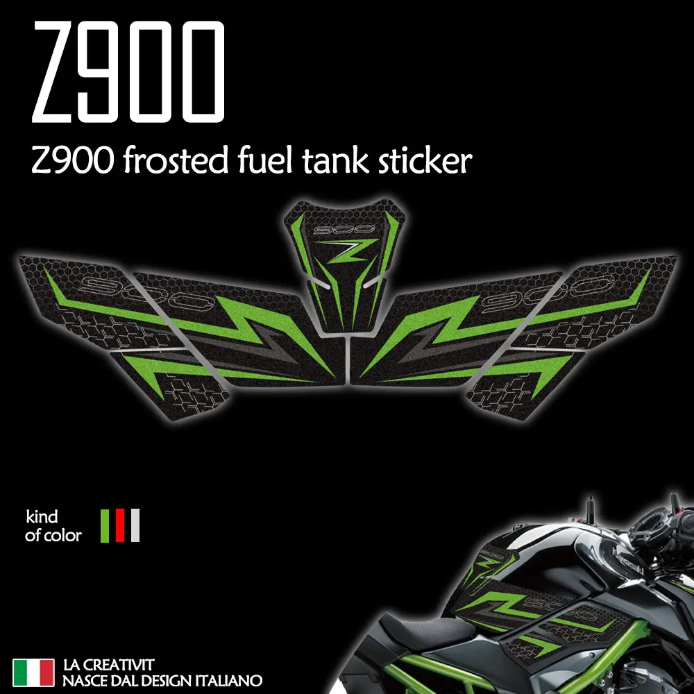 Z900 3M Frosted Motorcycle Accessories Sticker Decal Kit Fuel Tank Pad ...