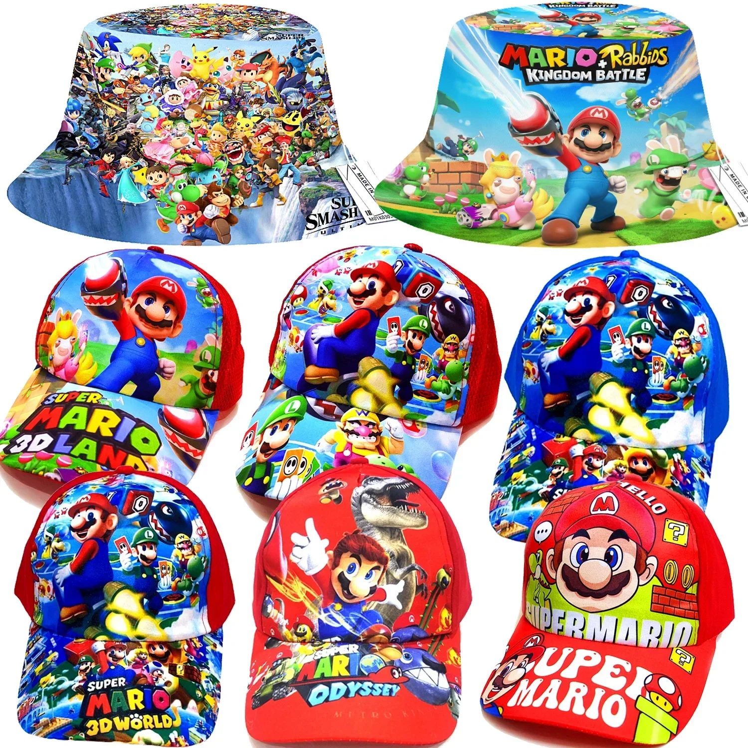 Super-Mario-Boy-Girls-Hat-Baseball-Cap-Children-s-Anime-Children-Cotton ...